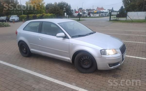 Grey Audi A3 2005 in Riga, with an engine capacity of 2.00 L and mileage of 298 thousand km for 1750 €, photo 5 on AUTOMOTO.COM.LV