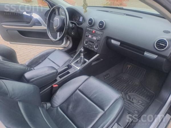 Grey Audi A3 2005 in Riga, with an engine capacity of 2.00 L and mileage of 298 thousand km for 1750 €, photo 9 on AUTOMOTO.COM.LV