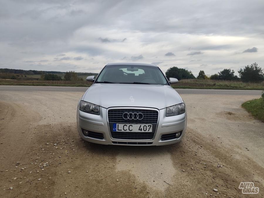 Grey Audi A3 2005 in Vilnius, with an engine capacity of 2.00 L and mileage of 308 thousand km for 1150 €, photo 3 on AUTOMOTO.COM.LV