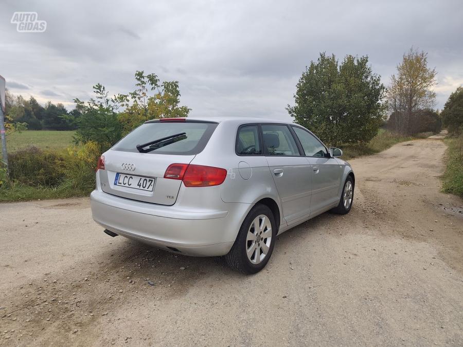 Grey Audi A3 2005 in Vilnius, with an engine capacity of 2.00 L and mileage of 308 thousand km for 1150 €, photo 5 on AUTOMOTO.COM.LV