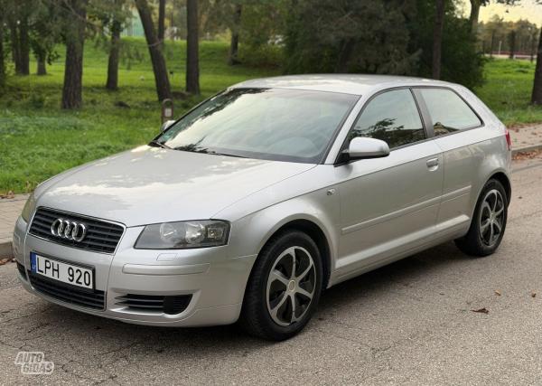 Grey Audi A3 2005 in Vilnius, with an engine capacity of 1.60 L and mileage of 255 thousand km for 1850 €, photo 3 on AUTOMOTO.COM.LV