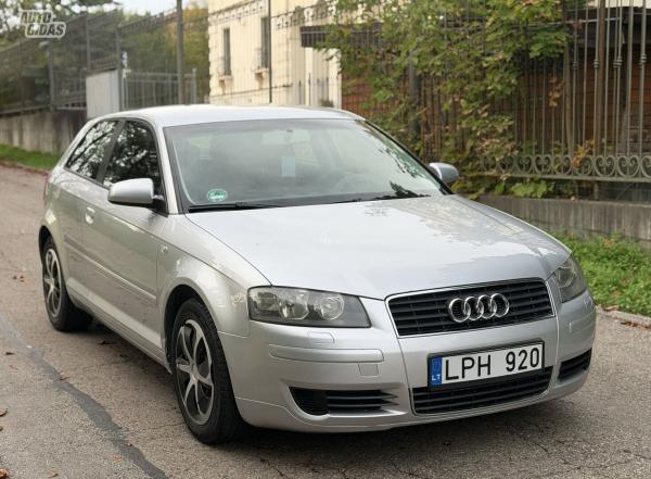 Grey Audi A3 2005 in Vilnius, with an engine capacity of 1.60 L and mileage of 255 thousand km for 1850 €, photo 6 on AUTOMOTO.COM.LV