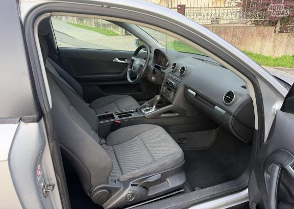 Grey Audi A3 2005 in Vilnius, with an engine capacity of 1.60 L and mileage of 255 thousand km for 1850 €, photo 7 on AUTOMOTO.COM.LV