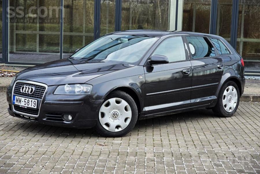 Pelēks Audi A3 2006 Tukums, ar dzinēja tilpumu 2.00 L un nobraukumu 299 tūkst. km par 2650 €, foto 2 vietnē AUTOMOTO.COM.LV