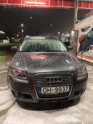 Grey Audi A3 2006 in Gulbene, with an engine capacity of 2.00 L and mileage of 261 thousand km for 3180 €, photo  on AUTOMOTO.COM.LV