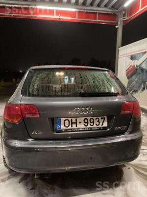 Grey Audi A3 2006 in Gulbene, with an engine capacity of 2.00 L and mileage of 261 thousand km for 3180 €, photo 3 on AUTOMOTO.COM.LV