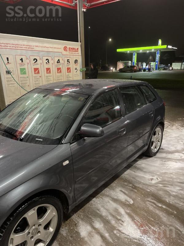 Pelēks Audi A3 2006 Gulbene, ar dzinēja tilpumu 2.00 L un nobraukumu 261 tūkst. km par 3180 €, foto 6 vietnē AUTOMOTO.COM.LV