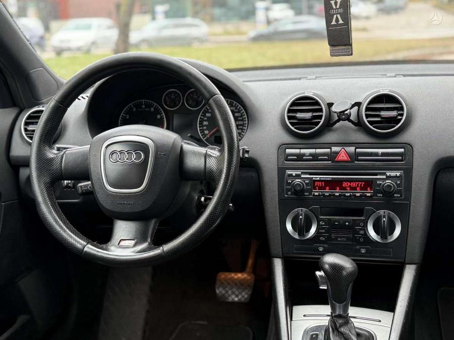 Grey Audi A3 2006 in Kaunas, with an engine capacity of 1.98 L and mileage of 250 thousand km for 3000 €, photo 7 on AUTOMOTO.COM.LV
