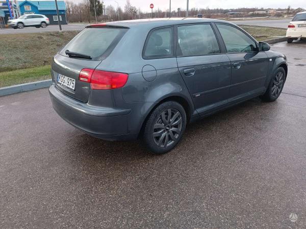 Grey Audi A3 2006 in Kaunas, with an engine capacity of 1.97 L and mileage of 186 thousand km for 3500 €, photo 2 on AUTOMOTO.COM.LV