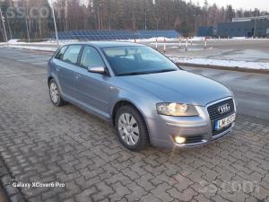 Pelēks Audi A3 2006 Jelgava, ar dzinēja tilpumu 1.90 L un nobraukumu 270 tūkst. km par 1499 €, foto  vietnē AUTOMOTO.COM.LV