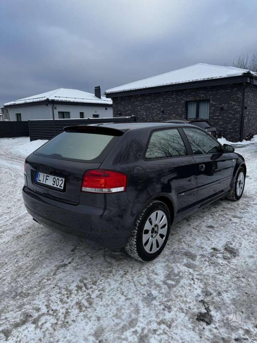 Pelēks Audi A3 2006 Kauņa, ar dzinēja tilpumu 1.97 L un nobraukumu 348 tūkst. km par 1700 €, foto 7 vietnē AUTOMOTO.COM.LV