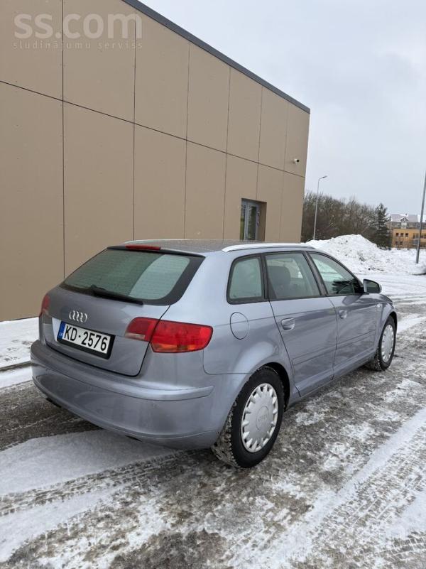 Grey Audi A3 2006 in Tukums, with an engine capacity of 1.90 L and mileage of 214 thousand km for 3990 €, photo 7 on AUTOMOTO.COM.LV