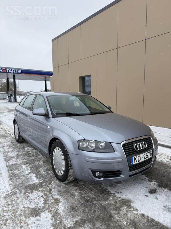 Grey Audi A3 2006 in Tukums, with an engine capacity of 1.90 L and mileage of 214 thousand km for 3990 €, photo 9 on AUTOMOTO.COM.LV