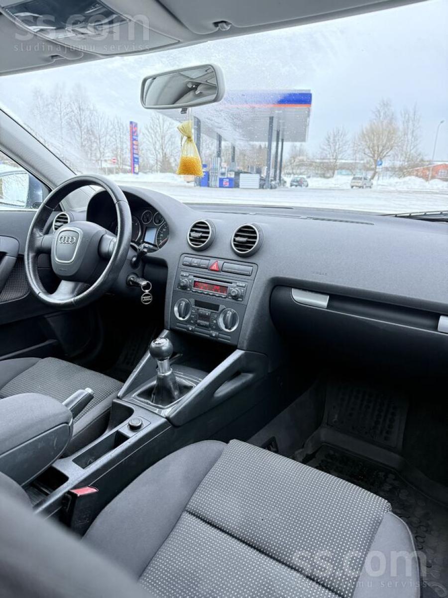 Pelēks Audi A3 2006 Tukums, ar dzinēja tilpumu 1.90 L un nobraukumu 214 tūkst. km par 3990 €, foto 13 vietnē AUTOMOTO.COM.LV