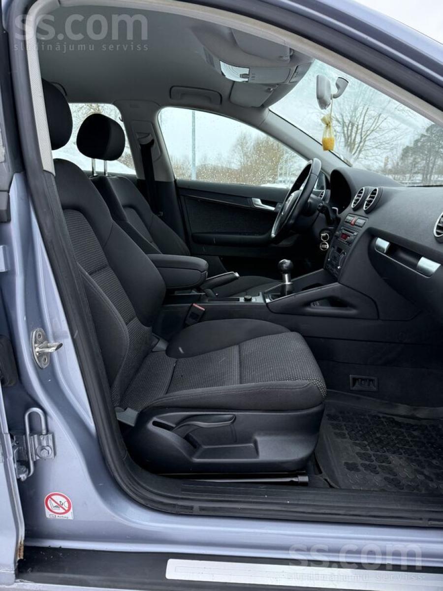 Pelēks Audi A3 2006 Tukums, ar dzinēja tilpumu 1.90 L un nobraukumu 214 tūkst. km par 3990 €, foto 14 vietnē AUTOMOTO.COM.LV