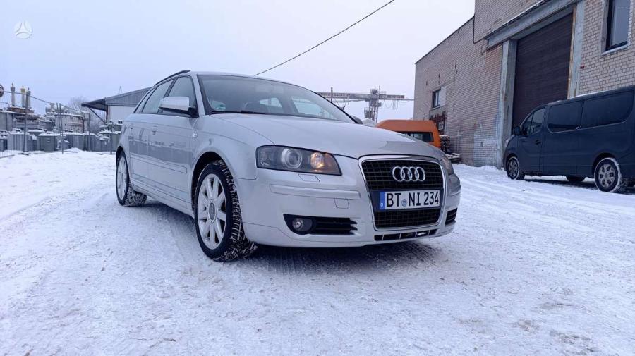 Pelēks Audi A3 2006 Kauņa, ar dzinēja tilpumu 1.97 L un nobraukumu 310 tūkst. km par 3000 €, foto 1 vietnē AUTOMOTO.COM.LV