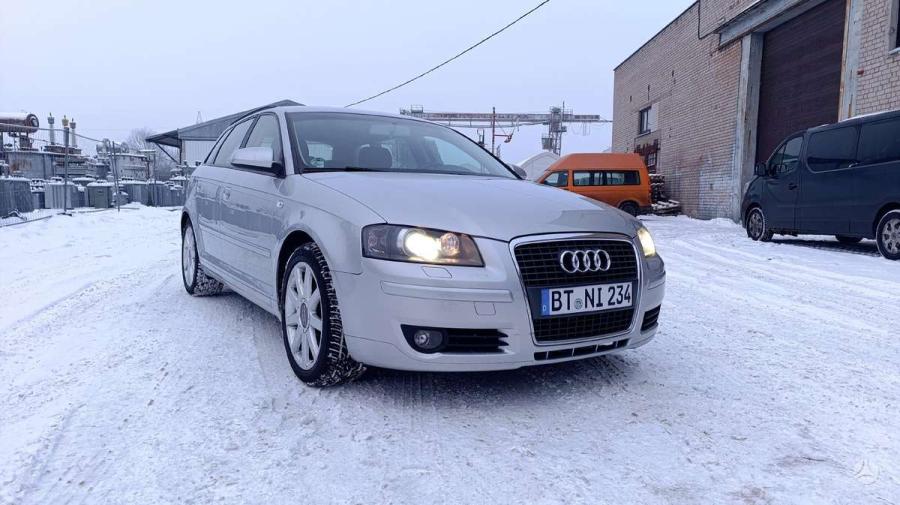 Pelēks Audi A3 2006 Kauņa, ar dzinēja tilpumu 1.97 L un nobraukumu 310 tūkst. km par 3000 €, foto 7 vietnē AUTOMOTO.COM.LV