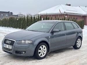 Pelēks Audi A3 2006 Viļņa, ar dzinēja tilpumu 2.00 L un nobraukumu 300 tūkst. km par 3500 €, foto  vietnē AUTOMOTO.COM.LV