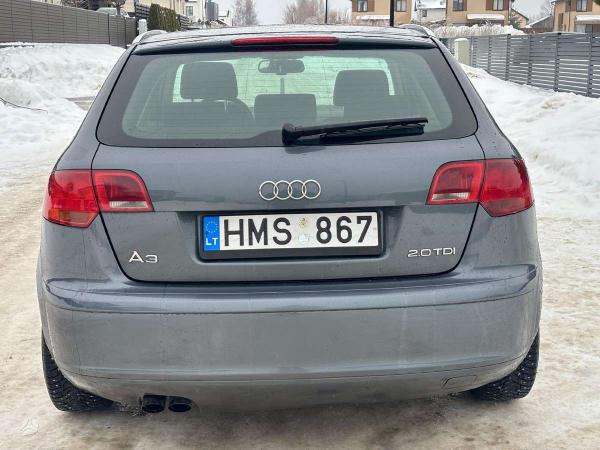 Grey Audi A3 2006 in Vilnius, with an engine capacity of 2.00 L and mileage of 300 thousand km for 3500 €, photo 4 on AUTOMOTO.COM.LV