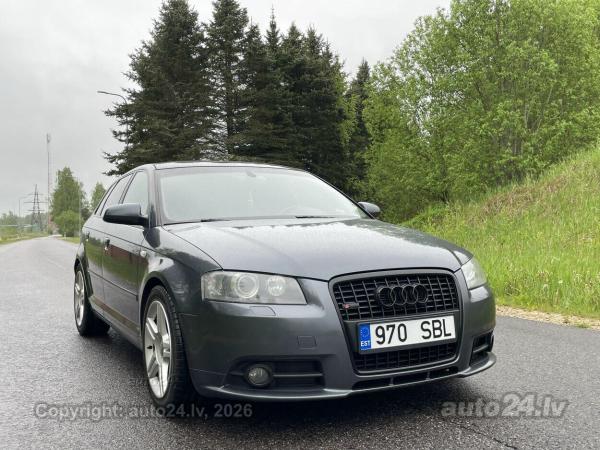 Grey Audi A3 2006 in Polva, with an engine capacity of 1.98 L and mileage of 252 thousand km for 5860 €, photo 1 on AUTOMOTO.COM.LV