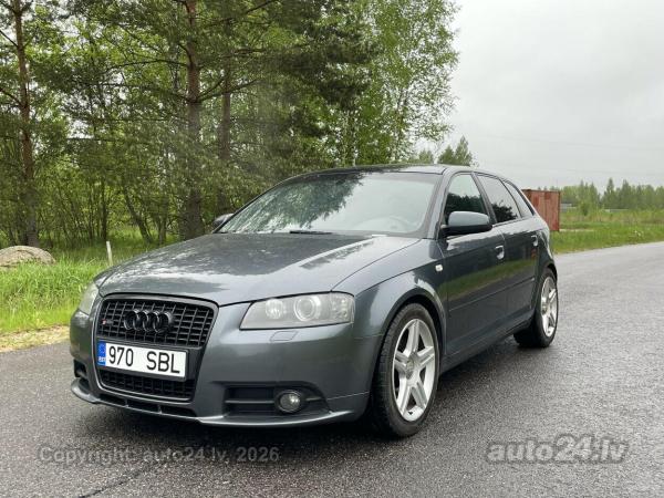 Grey Audi A3 2006 in Polva, with an engine capacity of 1.98 L and mileage of 252 thousand km for 5860 €, photo 2 on AUTOMOTO.COM.LV