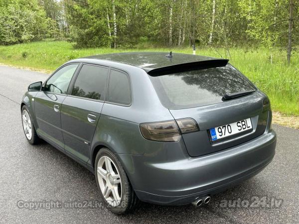 Grey Audi A3 2006 in Polva, with an engine capacity of 1.98 L and mileage of 252 thousand km for 5860 €, photo 3 on AUTOMOTO.COM.LV