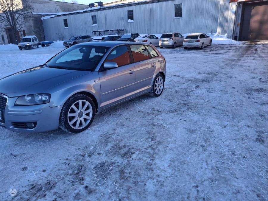 Grey Audi A3 2006 in Siauliai, with an engine capacity of 1.97 L and mileage of 245 thousand km for 3500 €, photo 1 on AUTOMOTO.COM.LV