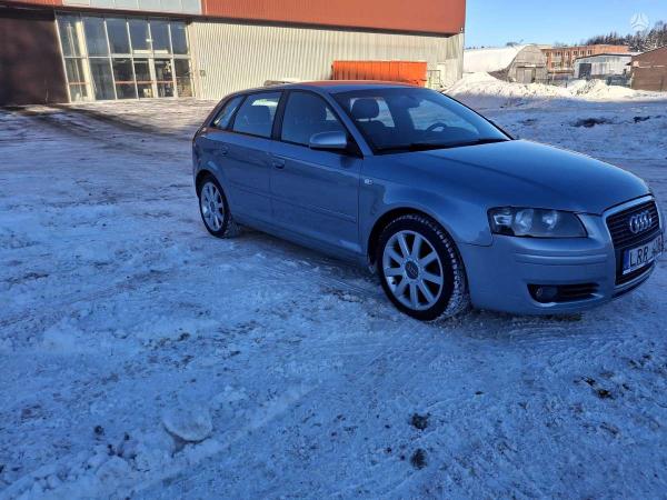 Grey Audi A3 2006 in Siauliai, with an engine capacity of 1.97 L and mileage of 245 thousand km for 3500 €, photo 6 on AUTOMOTO.COM.LV