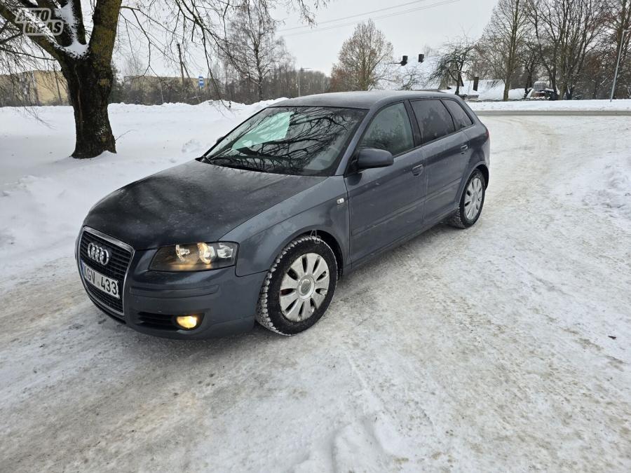 Pelēks Audi A3 2006 Radviliškis, ar dzinēja tilpumu 2.00 L un nobraukumu 353 tūkst. km par 2100 €, foto 1 vietnē AUTOMOTO.COM.LV