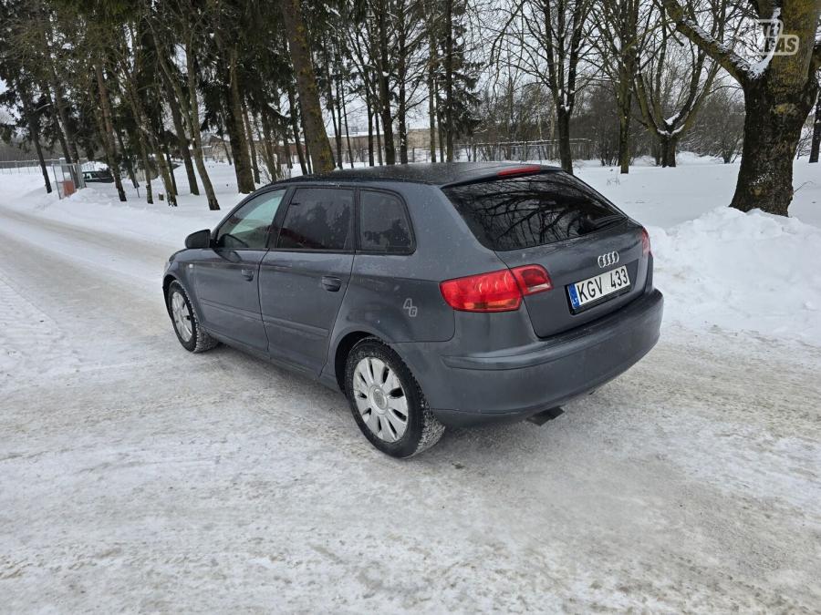 Pelēks Audi A3 2006 Radviliškis, ar dzinēja tilpumu 2.00 L un nobraukumu 353 tūkst. km par 2100 €, foto 4 vietnē AUTOMOTO.COM.LV