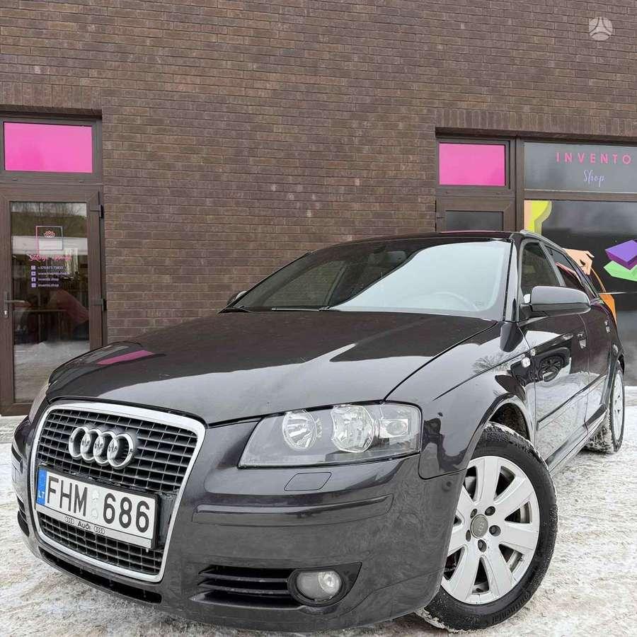 Grey Audi A3 2006 in Kaisiadorys, with an engine capacity of 1.97 L and mileage of 325 thousand km for 2750 €, photo 6 on AUTOMOTO.COM.LV