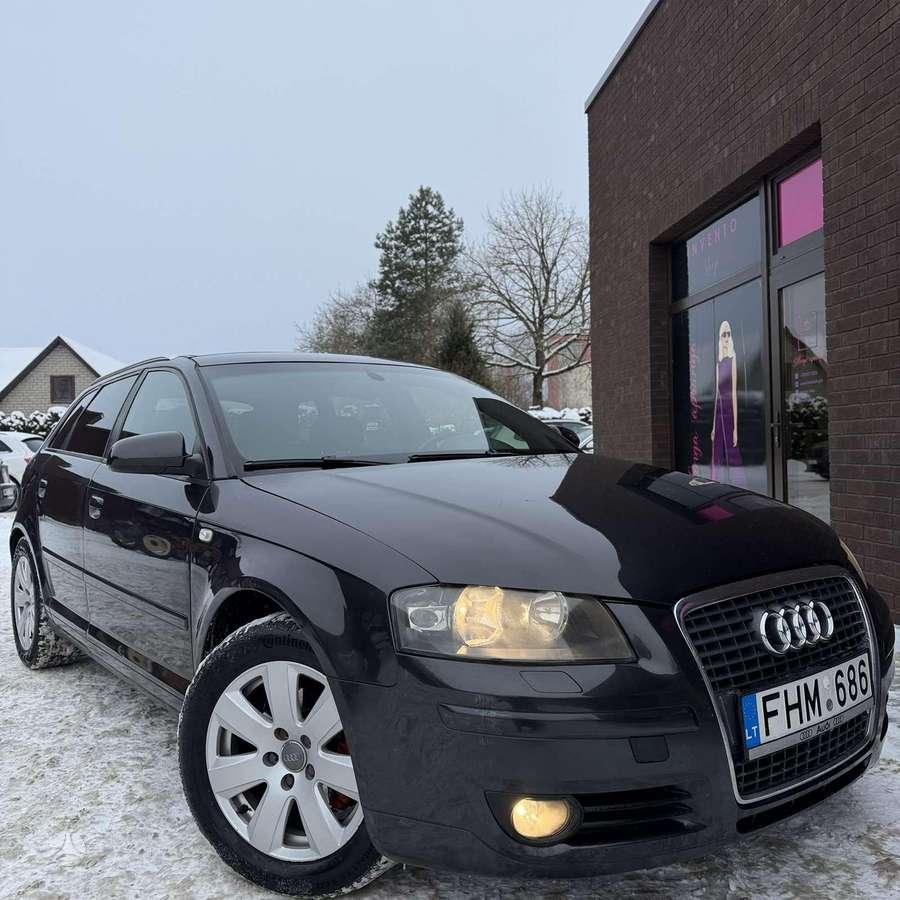 Grey Audi A3 2006 in Kaisiadorys, with an engine capacity of 1.97 L and mileage of 325 thousand km for 2750 €, photo 13 on AUTOMOTO.COM.LV
