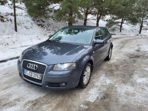 Grey Audi A3 2006 in Alytus, with an engine capacity of 1.97 L and mileage of 340 thousand km for 2950 €, photo 6 on AUTOMOTO.COM.LV