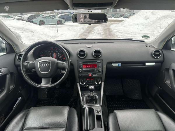 Grey Audi A3 2006 in Vilnius, with an engine capacity of 2.00 L and mileage of 315 thousand km for 3900 €, photo 8 on AUTOMOTO.COM.LV