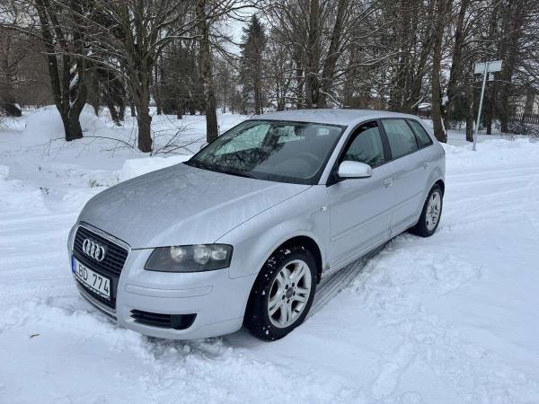 Grey Audi A3 2006 in Siauliai, with an engine capacity of 1.60 L and mileage of 255 thousand km for 2050 €, photo 1 on AUTOMOTO.COM.LV