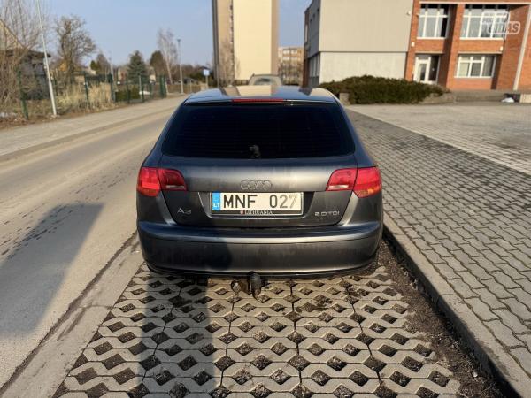 Pelēks Audi A3 2006 Ukmergė, ar dzinēja tilpumu 2.00 L un nobraukumu 326 tūkst. km par 1250 €, foto 4 vietnē AUTOMOTO.COM.LV