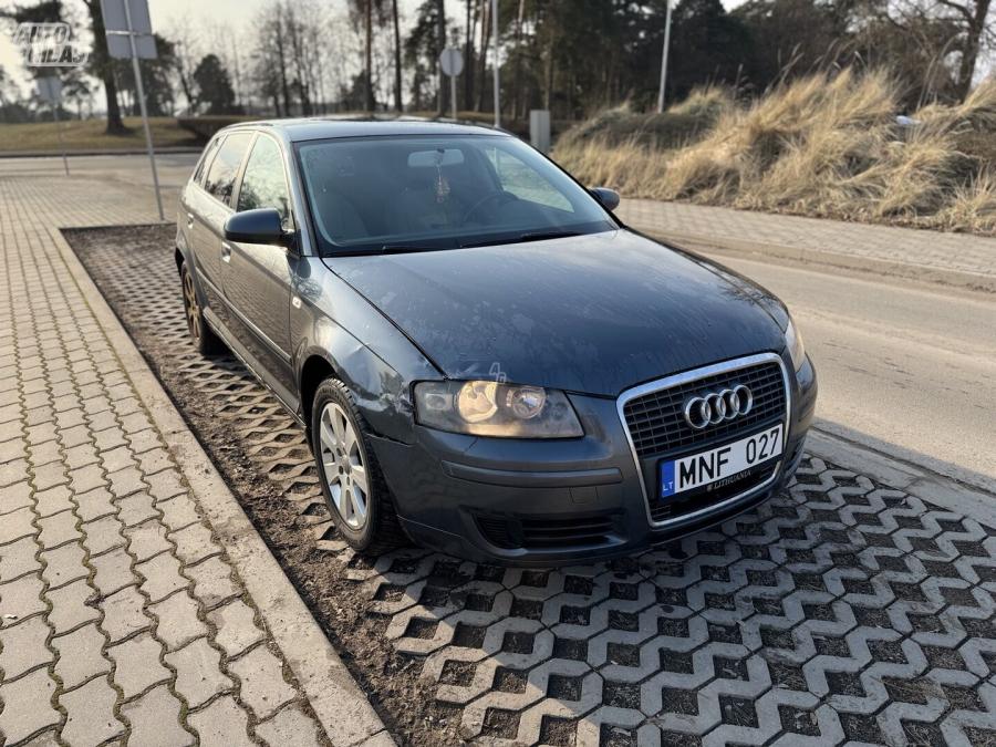 Grey Audi A3 2006 in Ukmerge, with an engine capacity of 2.00 L and mileage of 326 thousand km for 1250 €, photo 7 on AUTOMOTO.COM.LV