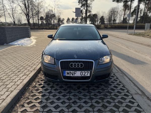 Pelēks Audi A3 2006 Ukmergė, ar dzinēja tilpumu 2.00 L un nobraukumu 326 tūkst. km par 1250 €, foto 8 vietnē AUTOMOTO.COM.LV