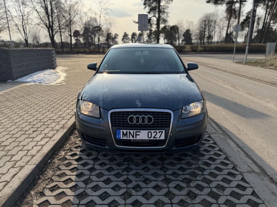 Grey Audi A3 2006 in Ukmerge, with an engine capacity of 2.00 L and mileage of 326 thousand km for 1250 €, photo 8 on AUTOMOTO.COM.LV