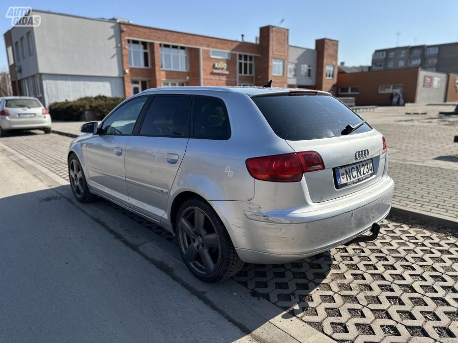 Grey Audi A3 2006 in Ukmerge, with an engine capacity of 2.00 L and mileage of 330 thousand km for 1450 €, photo 3 on AUTOMOTO.COM.LV