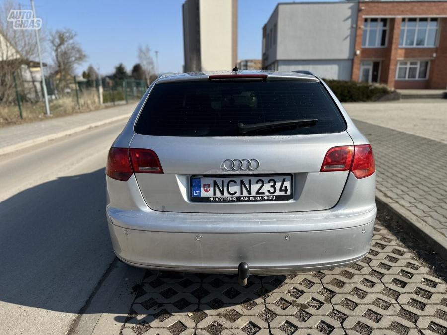 Grey Audi A3 2006 in Ukmerge, with an engine capacity of 2.00 L and mileage of 330 thousand km for 1450 €, photo 5 on AUTOMOTO.COM.LV