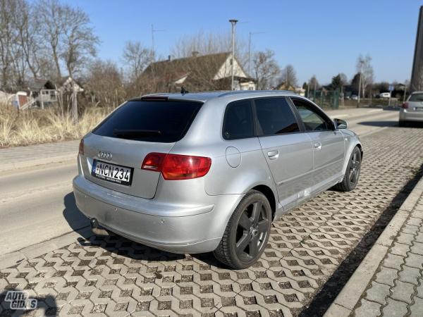 Pelēks Audi A3 2006 Ukmergė, ar dzinēja tilpumu 2.00 L un nobraukumu 330 tūkst. km par 1450 €, foto 6 vietnē AUTOMOTO.COM.LV