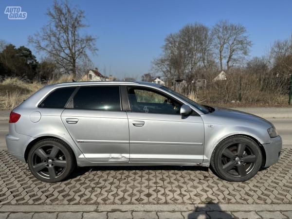 Pelēks Audi A3 2006 Ukmergė, ar dzinēja tilpumu 2.00 L un nobraukumu 330 tūkst. km par 1450 €, foto 7 vietnē AUTOMOTO.COM.LV