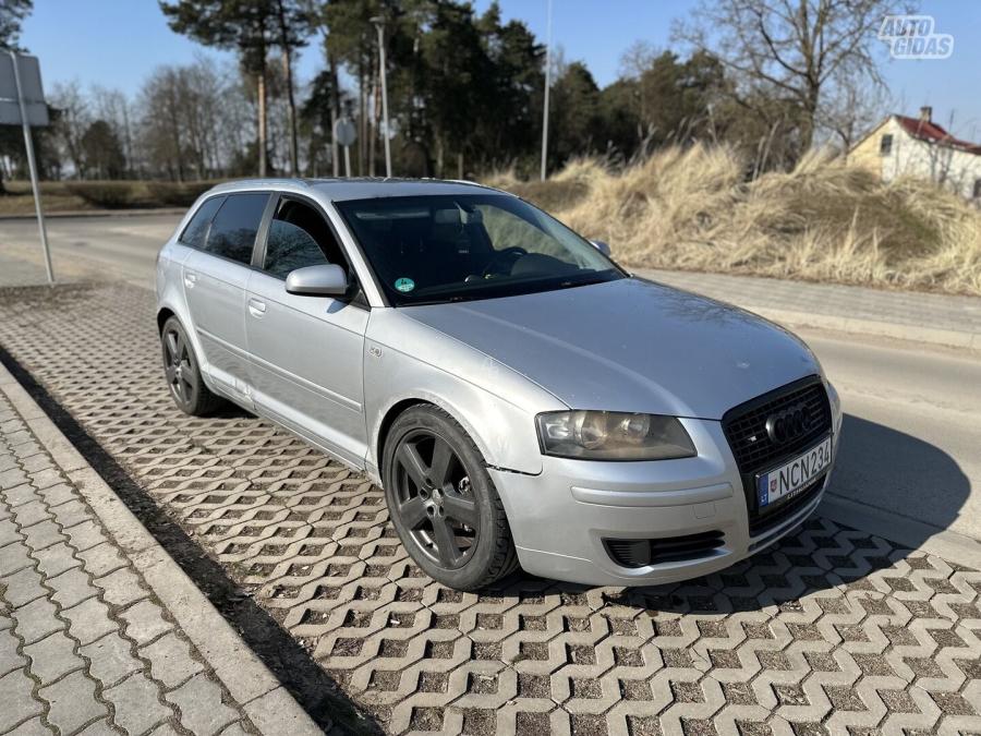 Grey Audi A3 2006 in Ukmerge, with an engine capacity of 2.00 L and mileage of 330 thousand km for 1450 €, photo 8 on AUTOMOTO.COM.LV
