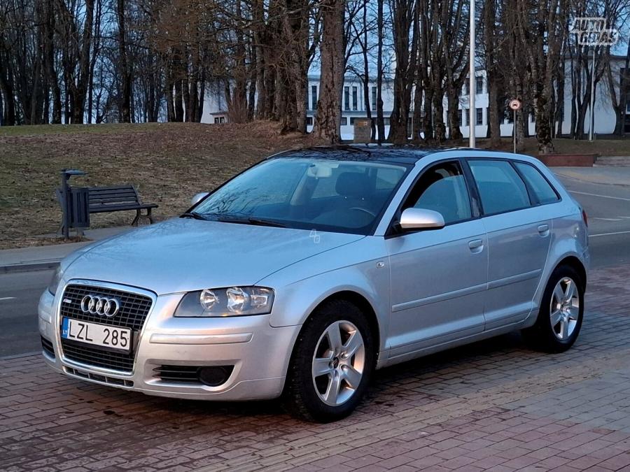Grey Audi A3 2006 in Telschi, with an engine capacity of 2.00 L and mileage of 336 thousand km for 2650 €, photo 13 on AUTOMOTO.COM.LV