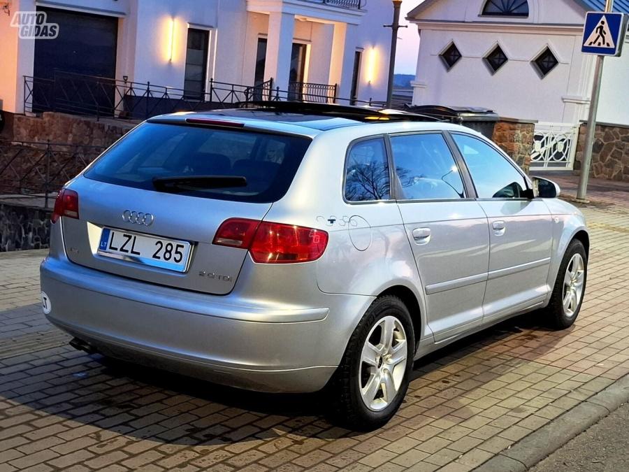 Grey Audi A3 2006 in Telschi, with an engine capacity of 2.00 L and mileage of 336 thousand km for 2650 €, photo 14 on AUTOMOTO.COM.LV
