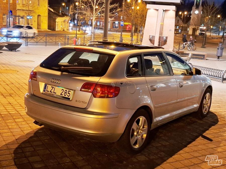 Grey Audi A3 2006 in Telschi, with an engine capacity of 2.00 L and mileage of 336 thousand km for 2650 €, photo 25 on AUTOMOTO.COM.LV