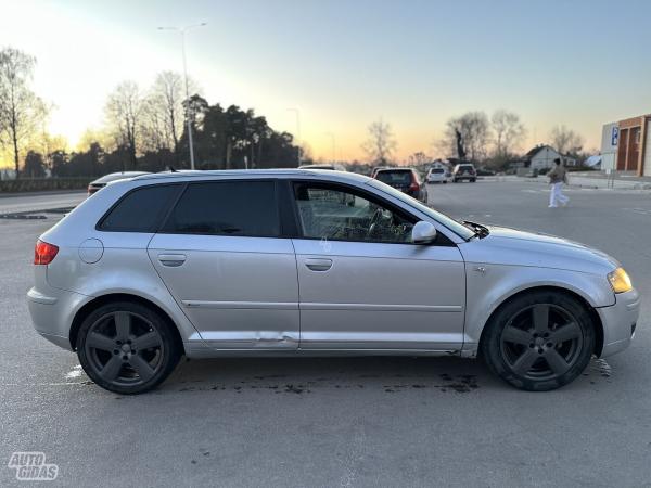 Pelēks Audi A3 2006 Ukmergė, ar dzinēja tilpumu 2.00 L un nobraukumu 330 tūkst. km par 1500 €, foto 7 vietnē AUTOMOTO.COM.LV