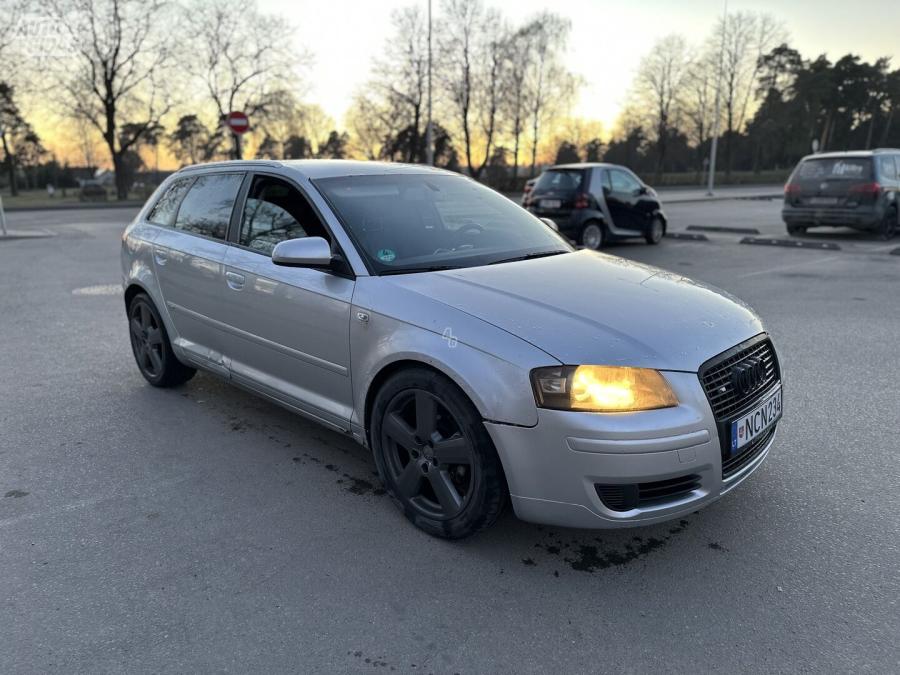 Pelēks Audi A3 2006 Ukmergė, ar dzinēja tilpumu 2.00 L un nobraukumu 330 tūkst. km par 1500 €, foto 9 vietnē AUTOMOTO.COM.LV