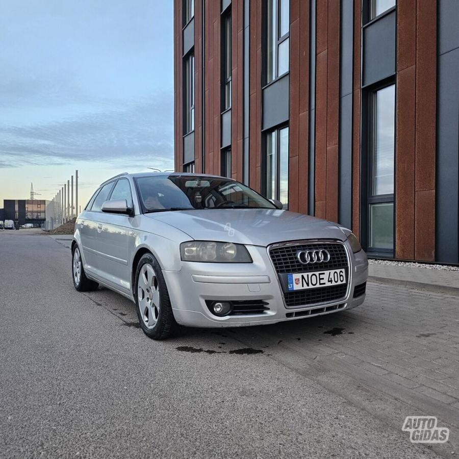 Grey Audi A3 2006 in Kaunas, with an engine capacity of 2.00 L and mileage of 318 thousand km for 1999 €, photo 1 on AUTOMOTO.COM.LV